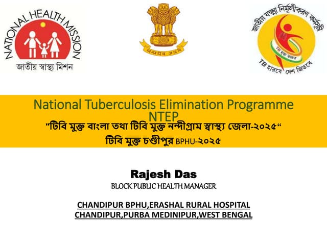 NTEP (National Tuberculosis Elimination Programme).pptx
