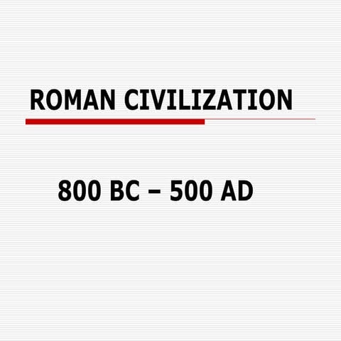 C12 - Roman Civilization | PPT
