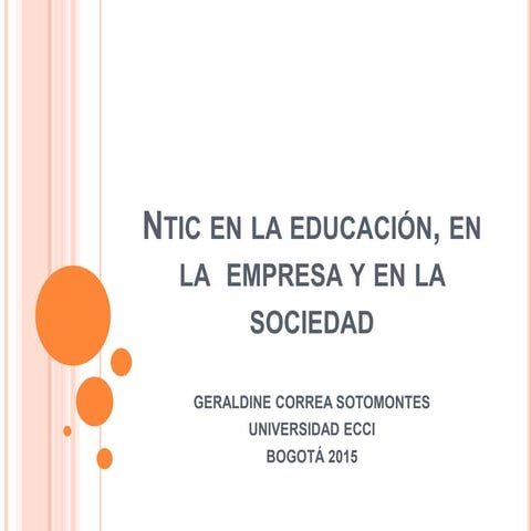 Ntic´s | PPTX