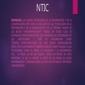 Las Ntic Y Su Impacto En La EducacióN | PPT