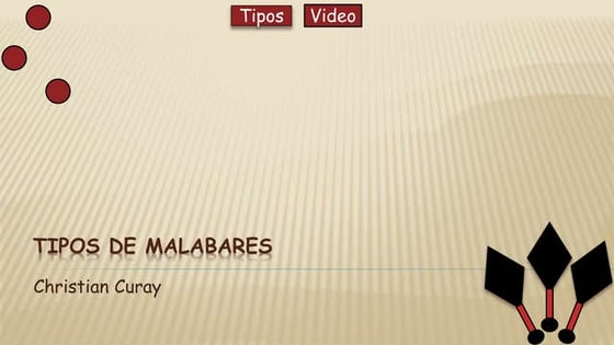 Tipos de malabares | PPT