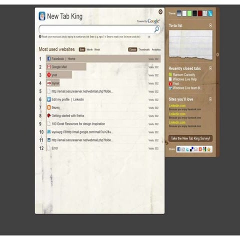 New Tab King 3.0 | PPTX