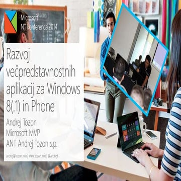 Developing multimedia applications for Windows 8.x and Windows Phone | PPTX