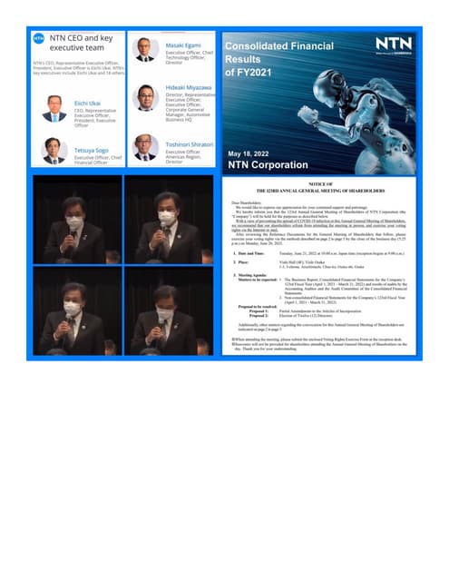 NTN Report 2020-2022 | PDF