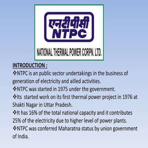 Ntpc | PPT