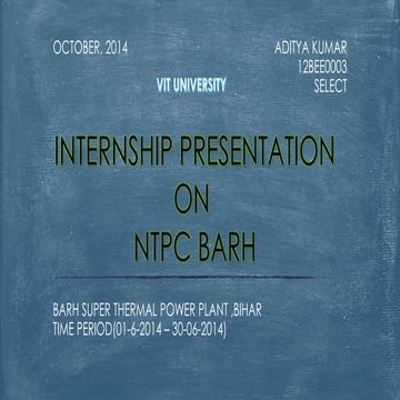 NTPC BARH, BIHAR | PPTX
