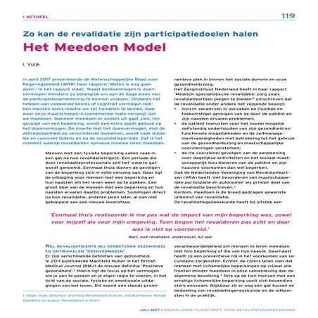 het meedoen model | PDF