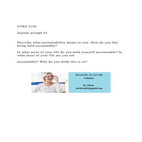 NTRS 3150 Journal prompt #5 Describe what accountabi.docx