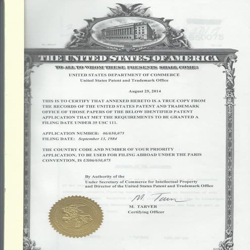 Howard rollins III's patent on automatic self flush toilet system ...