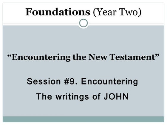 Gospel of John | PPT