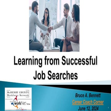 Learnings from Successful Jobs Searchers | PPT