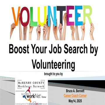 NTS - Boost Your Job Search by Volunteering | PPTX