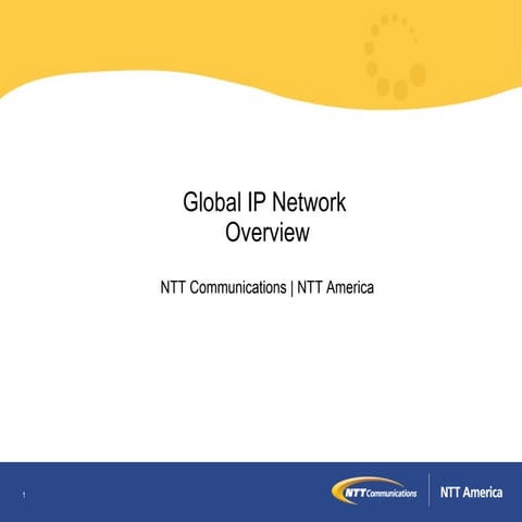 NTT America Gin (Global Ip Network) Overview | PPT