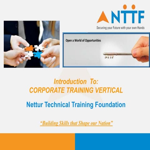 Nttf corporate training presentation | PPTX