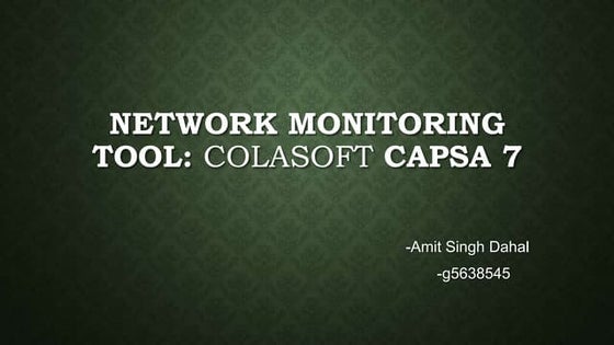 Network Protocol Analyzer | PPT