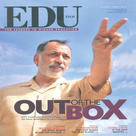 NU featured in the EDU Tech Magazine (Cover Story) | PDF
