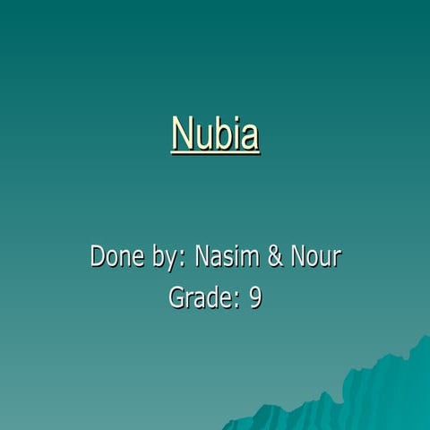 nuba presentationa for the international day | PPTX