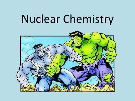 Nuclear chemistry | PPTX