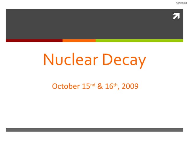 Radioactive decay | PPT