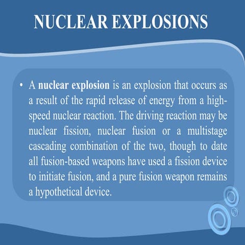 Nuclear disasters | PPTX