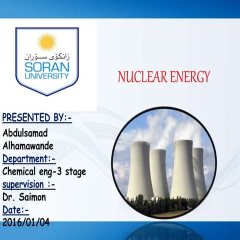 Nuclear energy | PPT