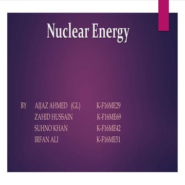 Nuclear energy | PPT