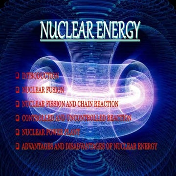 Nuclear energy | PPT
