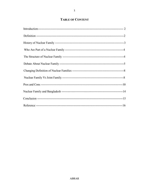 Joint Family And Nuclear Family .. | PPTX