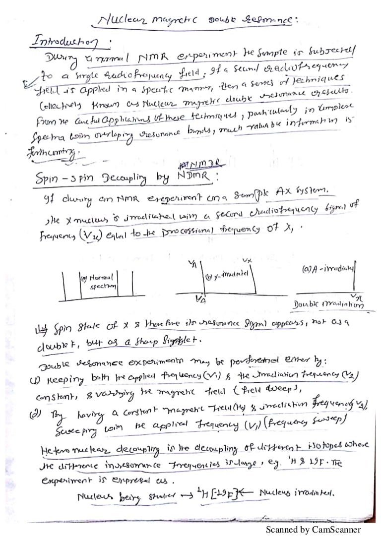 Nuclear magnetic double resonance,FT-NMR, CARBON 13NMR,