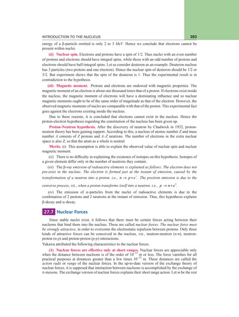 Classification Of Nuclei And Properties Of Nucleus Ppt