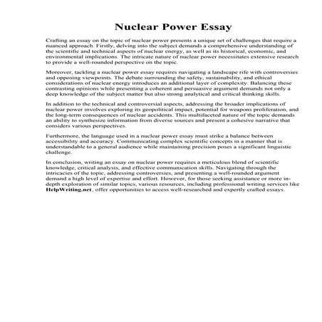Persuasive Sample Essay | PDF