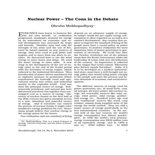 Production in Nuclear Fuel Cycle | PDF