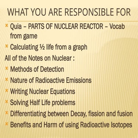 High School Chemistry Nuclear Chemistry ppt | PPT