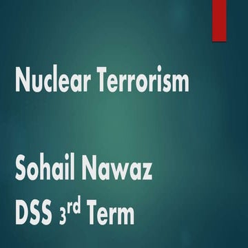 Nuclear Terrorism | PPT