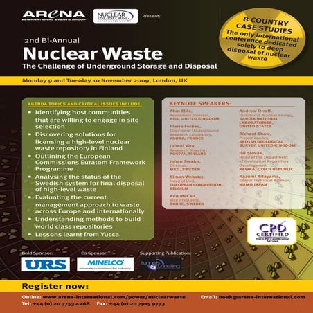 Nuclear waste disposal-geological importance | PPTX