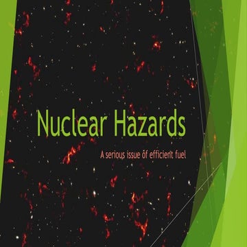 NUCLEAR WASTE.pptx | Chemistry | Science