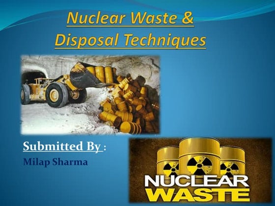 An Analytical Review on Radioactive Waste Classification | PDF ...