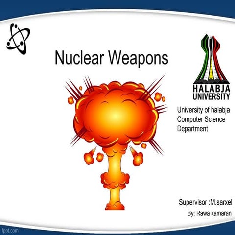 Nuclear Weapons Small Seminar/Presentation | PPT