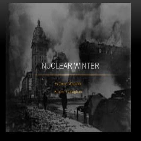 Nuclear winter | PPTX