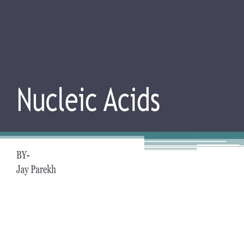 Nucleic acid | PPTX