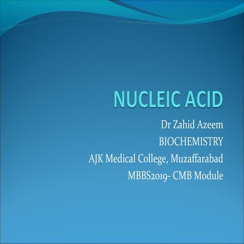 Nucleic acid | PPT