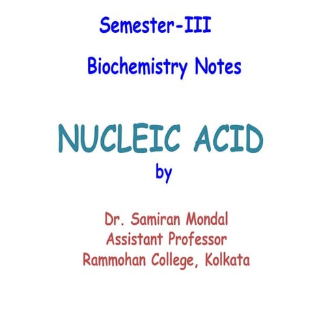 Nucleic Acid (biological)-ppt-3rd SEM.pdf