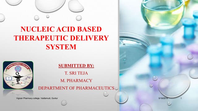 Liposomal gene delivery system | PPTX