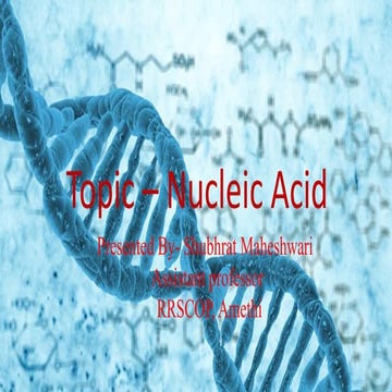 Nucleic acid biomolecule | PDF