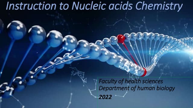 Nucleic Acids Structure And Function Pptx 5385