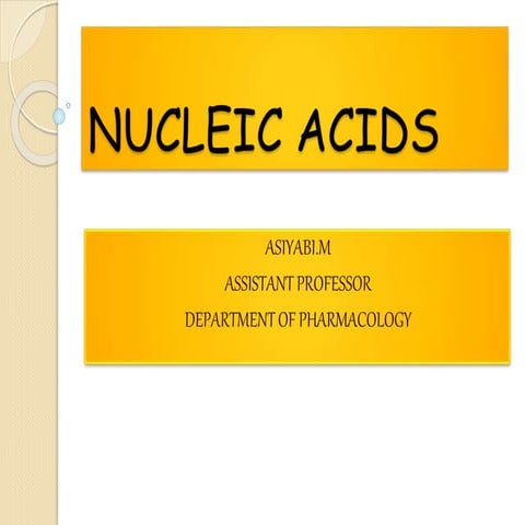 Biomolecules - Nucleic acids | PPT