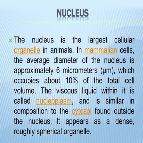 Nucleus | PPT