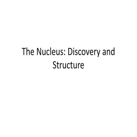 Nucleus Discovery Presentation ppt.pptx. | PPTX