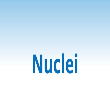 nuclie and its structre and reactivity of the nuclear reaction | PPTX