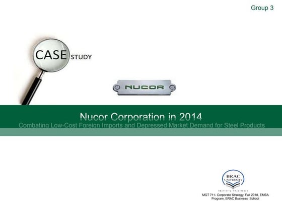 Nucor Case Anlaysis | PPT